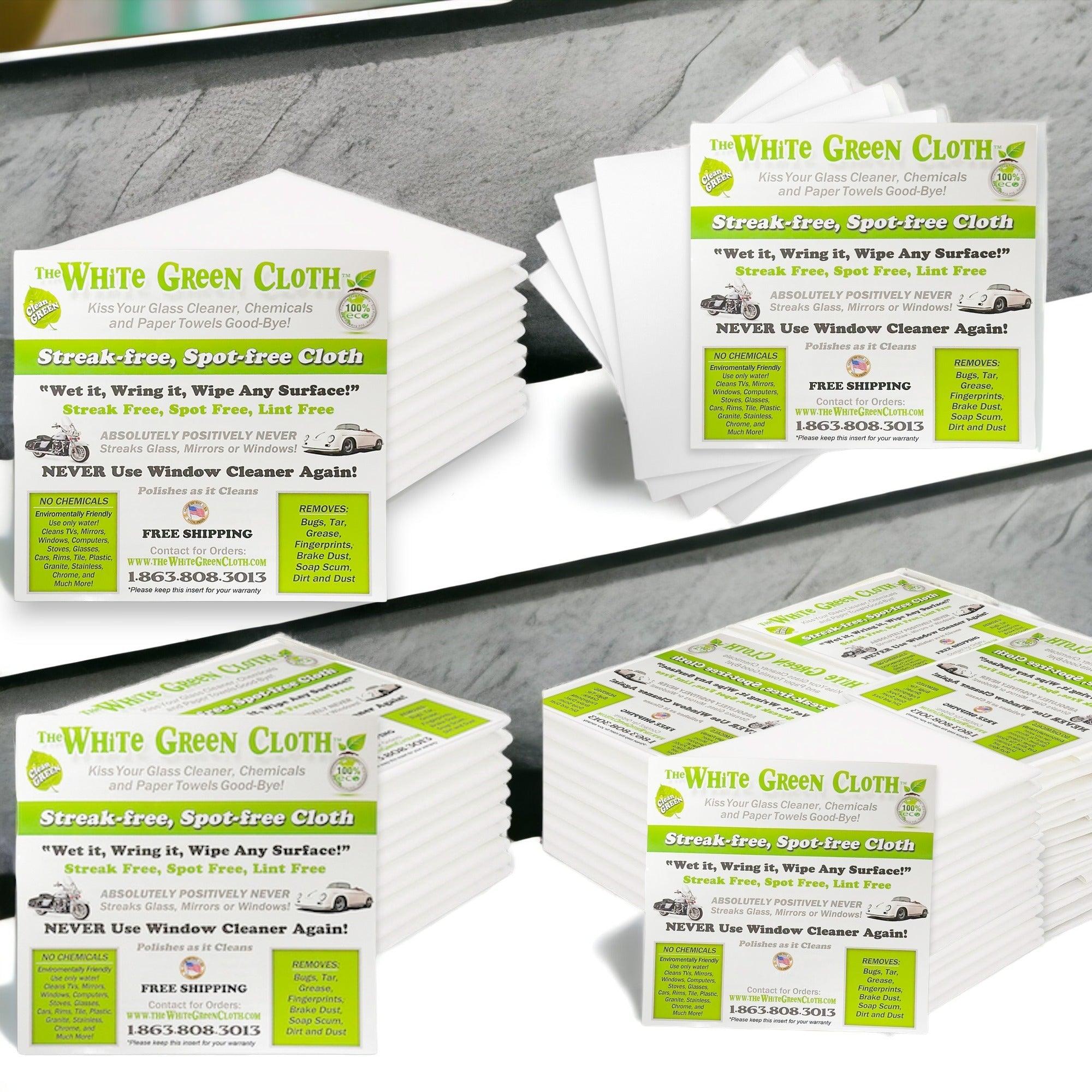 Reusable High-Quality Microfiber Cleaning Cloths – Cleans with Water ...