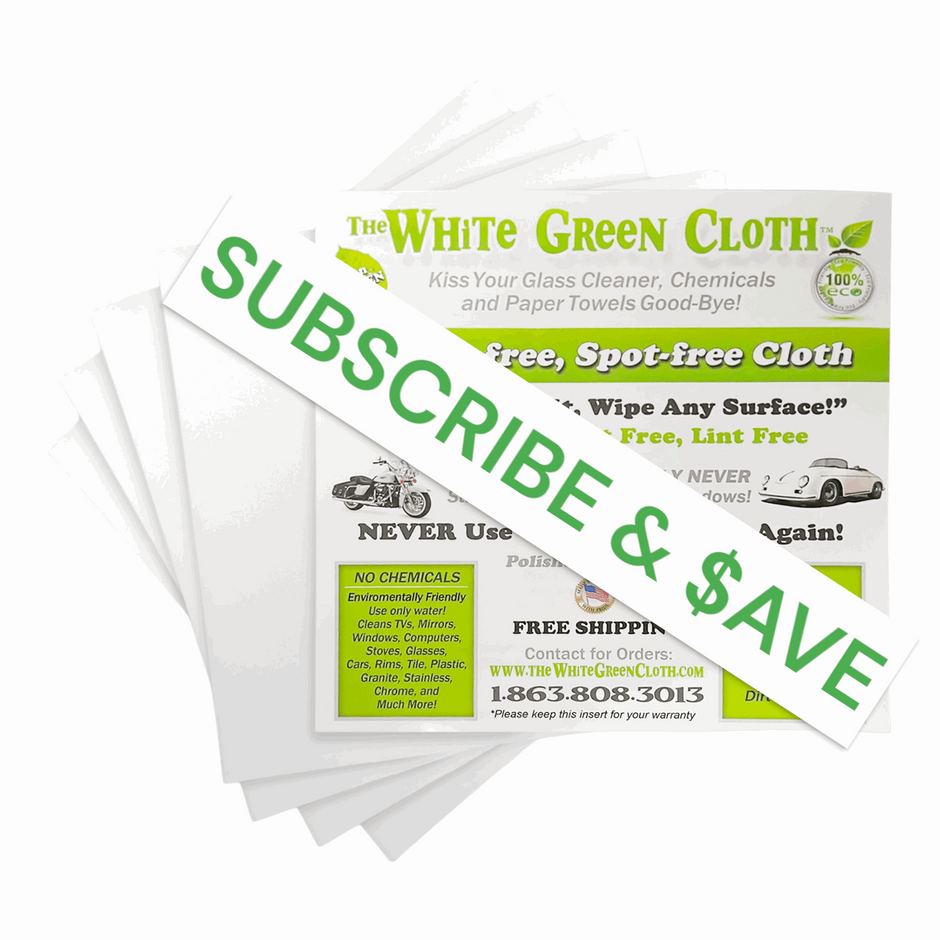 Reusable High-Quality Microfiber Cleaning Cloths – Cleans with Water ...
